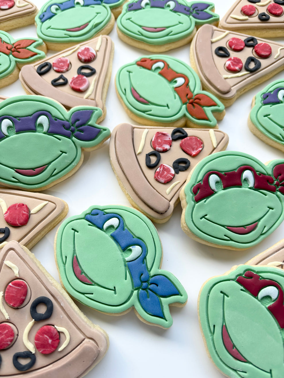 NINJA TURTLES COOKIES – My little bake co